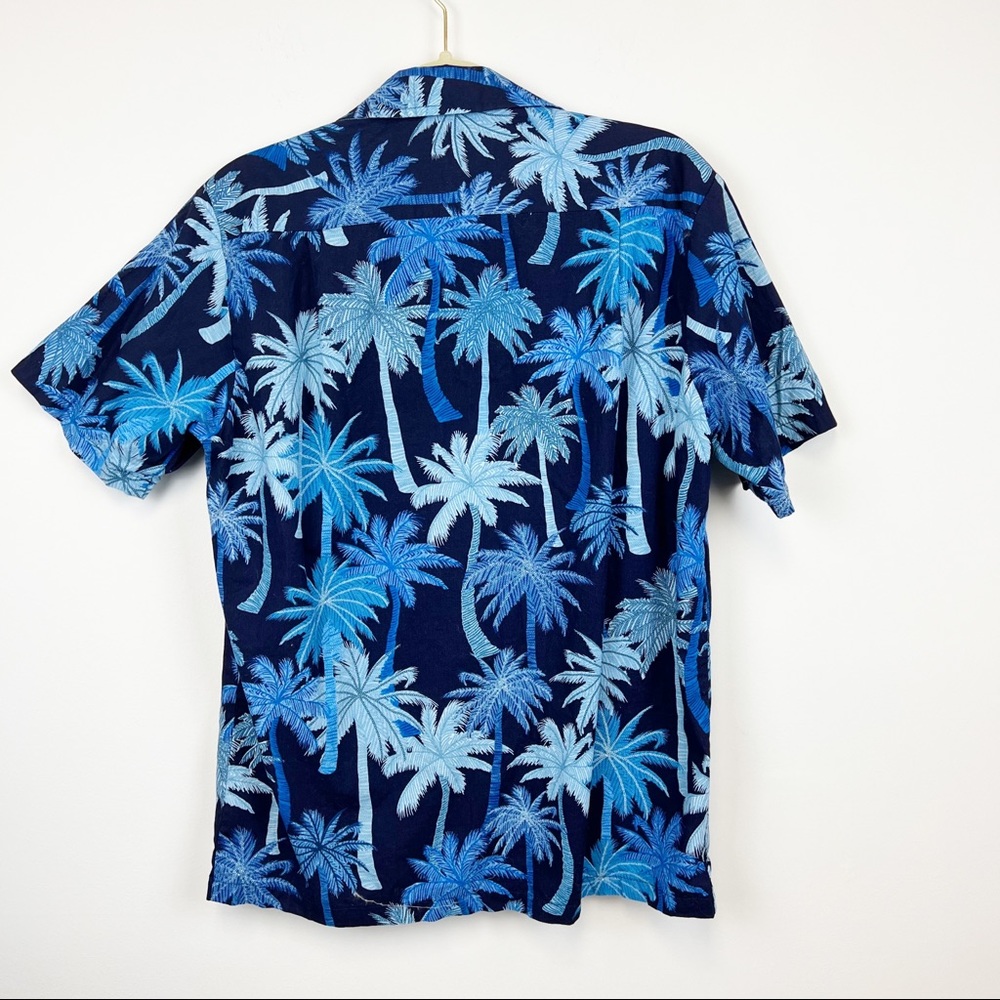 Rjc Made In Hawaii Vintage Blue Hawaiian Shirt Men’s … - Gem